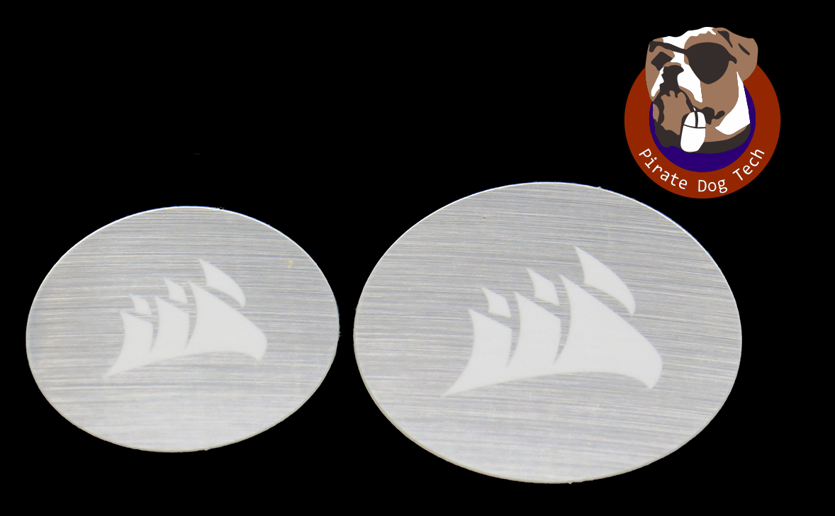 Corsair Sails Logo Fan Hub Stickers – PirateDog Tech